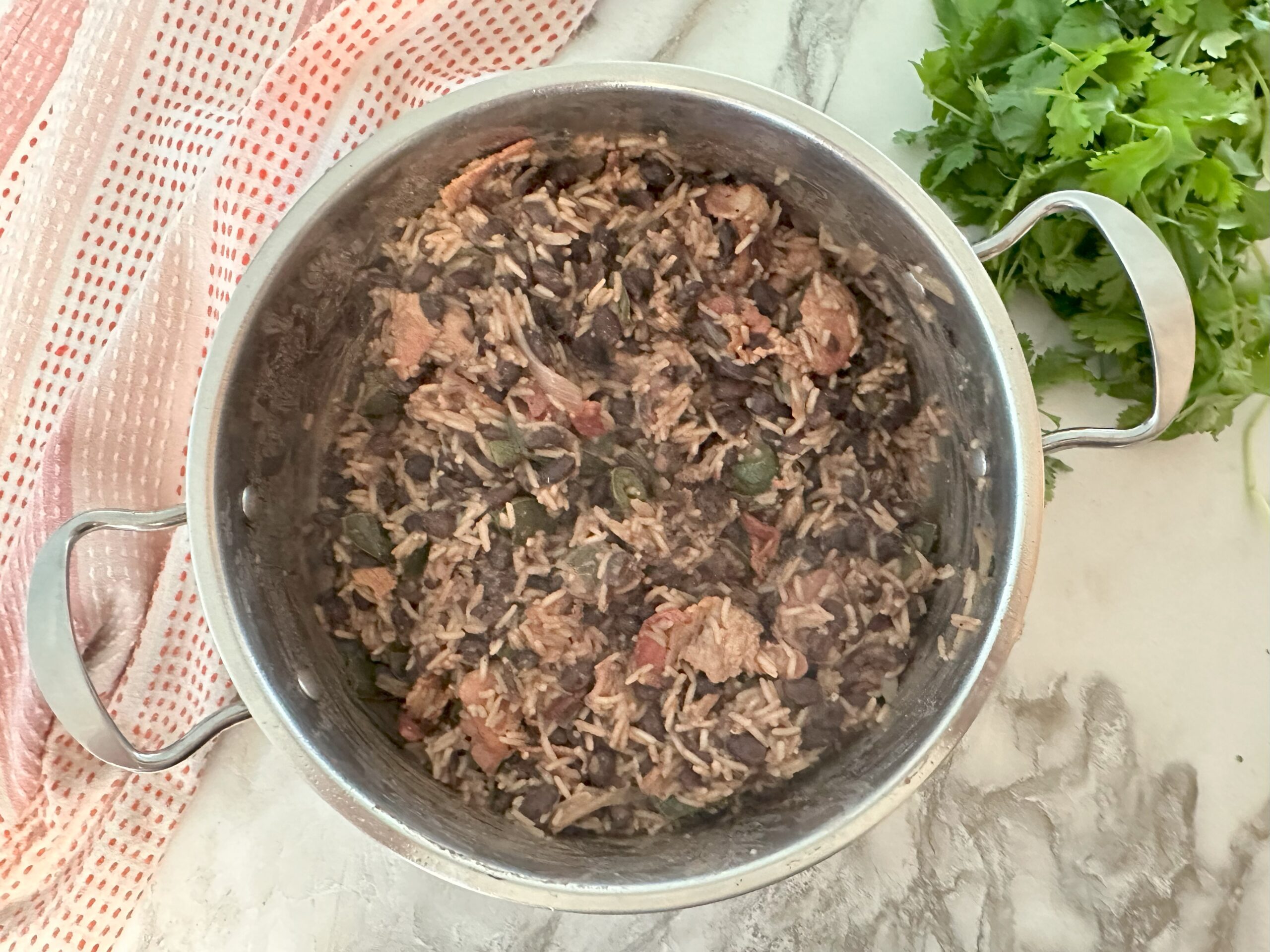 One Pot Cuban Black Beans and Rice (Congri) | Just A Bit Sweet